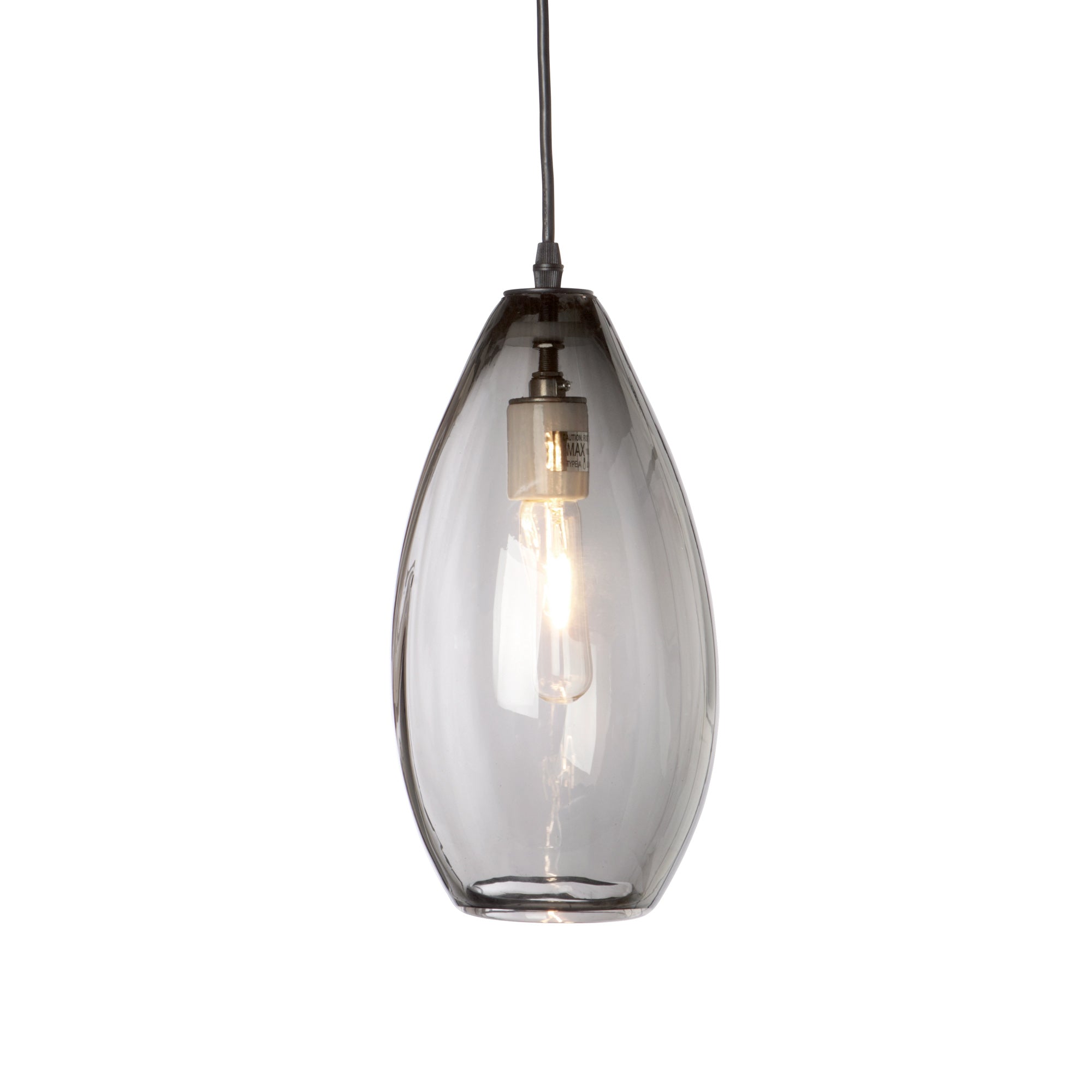 Bailey Lamp Small - Smoke – Cisco Home