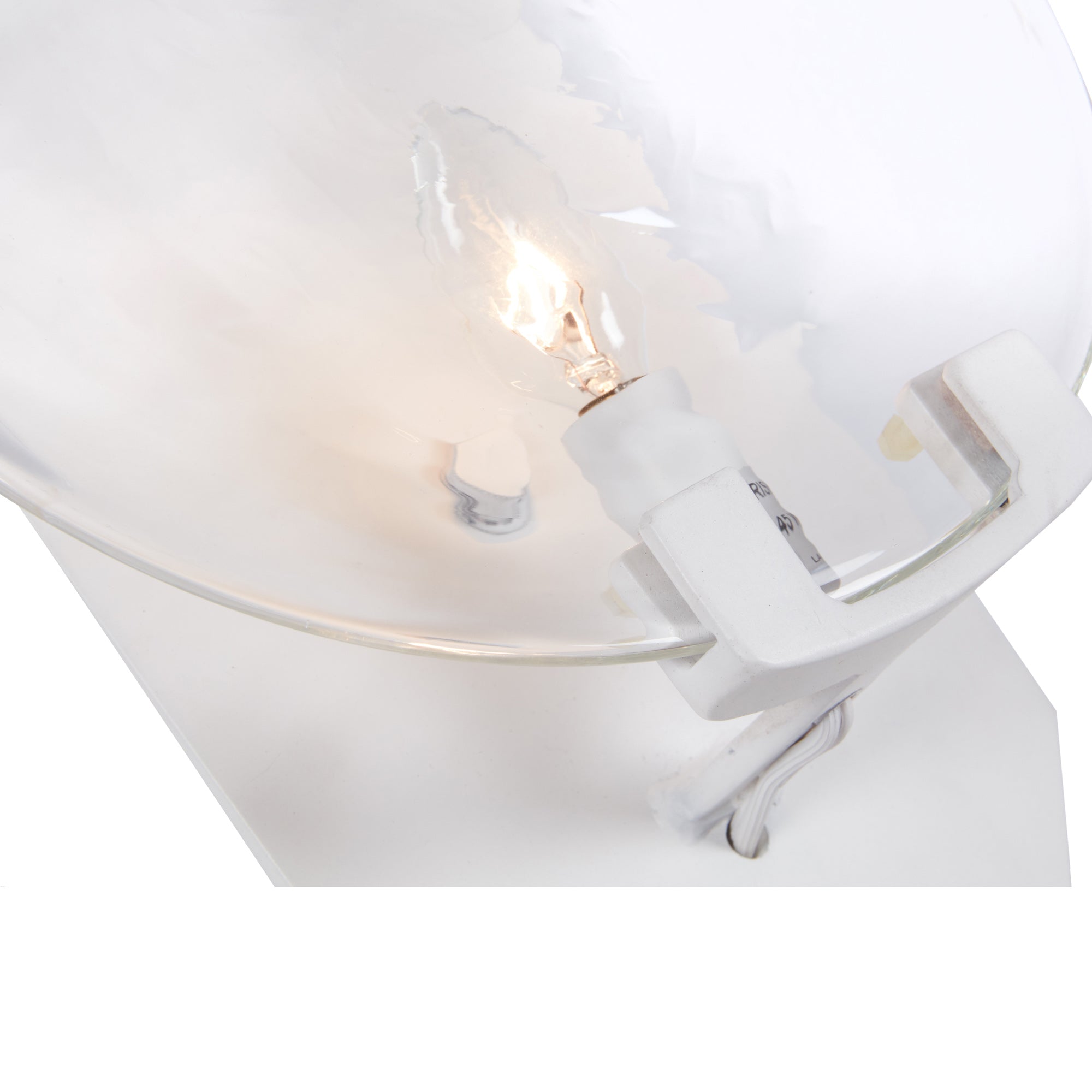 Emma Sconce White - Clear – Cisco Home