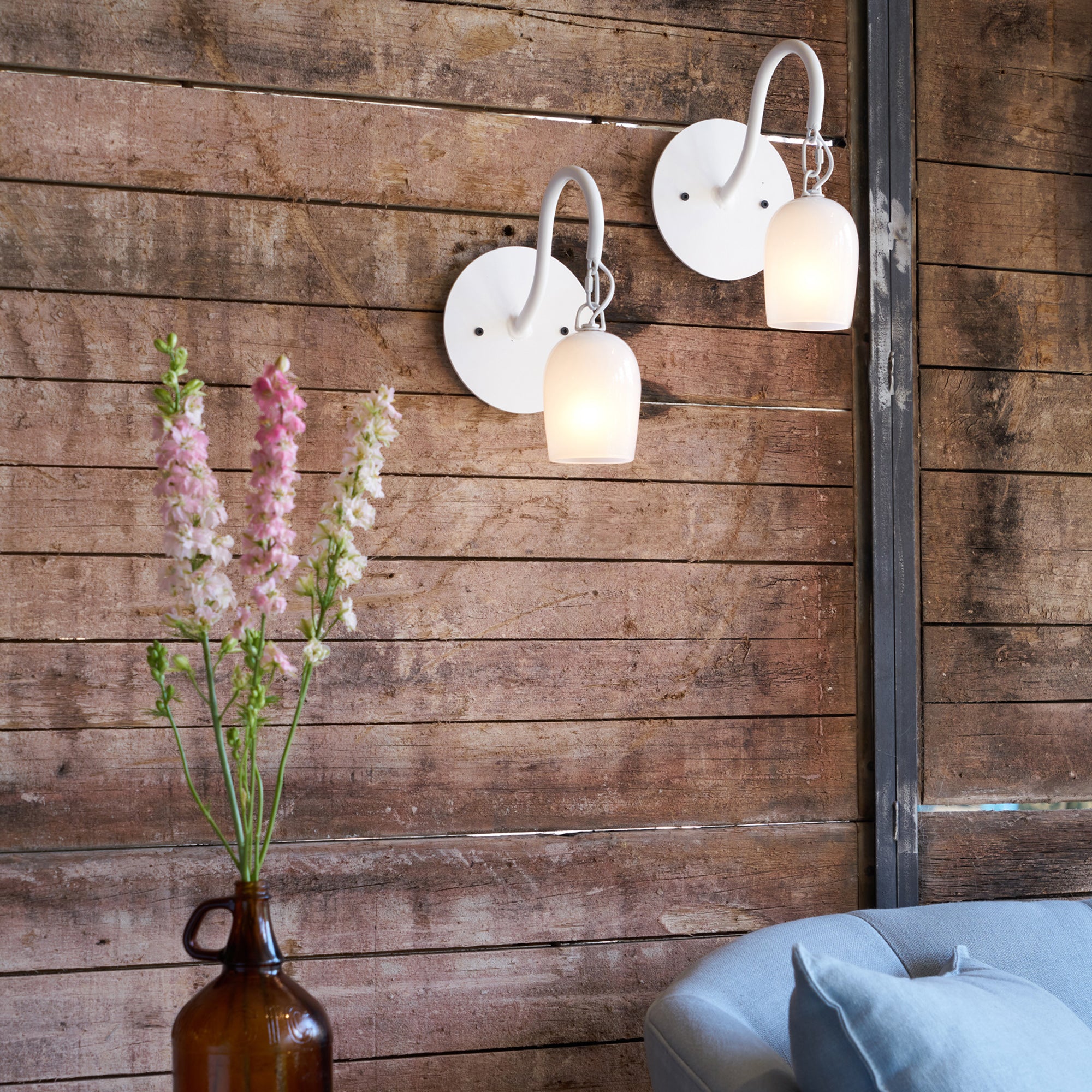 Pearl Sconce - White/Snow – Cisco Home